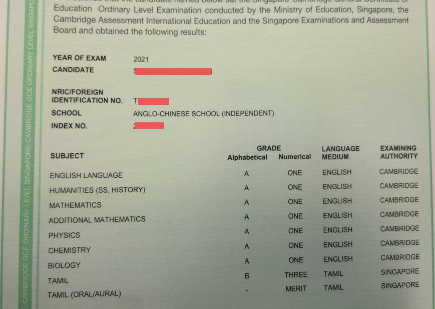 A Job Well Done To Our Students For O Level 2021 Results!