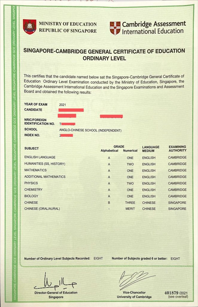 A Job Well Done To Our Students For O Level 2021 Results!