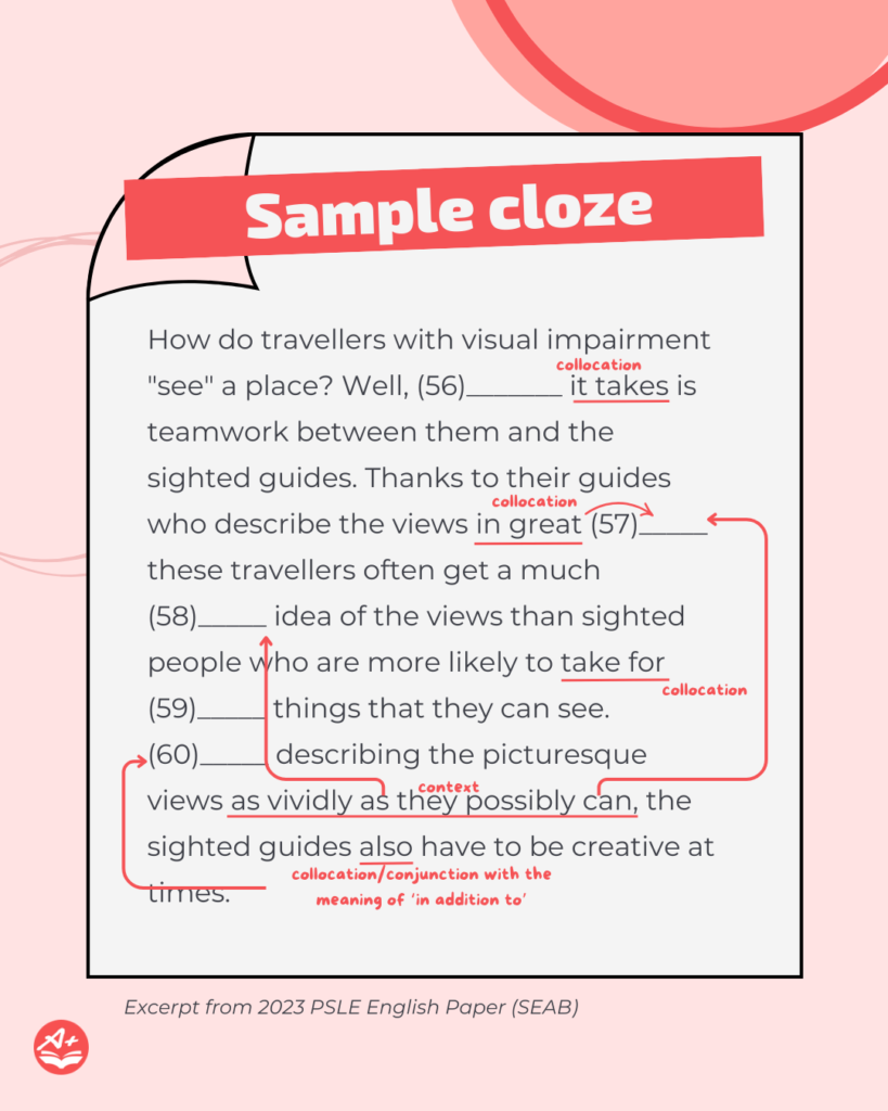 PSLE English: 3 Tools To Help You Solve The Compre Cloze